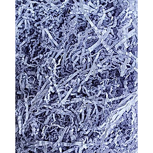MagicWater Supply Soft & Thin Cut Crinkle Paper Shred Filler (1 LB) for Gift Wrapping & Basket Filling - Lavender