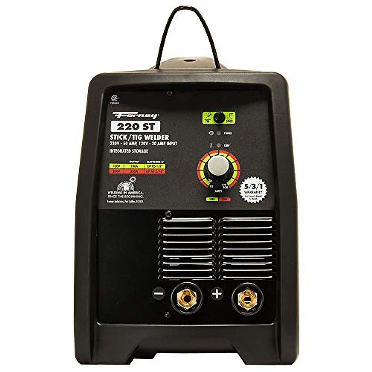 Forney 326 220 St Arc Welder, 230/120V, 220 Amp, Green