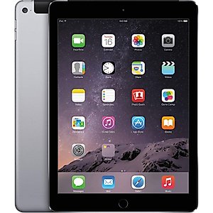 Apple iPad Air 2 64GB, Wi-Fi and Cellular (Unlocked), 9.7inch Space Gray (Renewed)