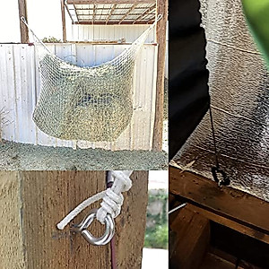 DihZoks 12 Pack 3.2 Inches Screw Eyes, Eye Hooks Screw in Heavy Duty, Eye Bolt, Long Eye Screws Ring, Swing Hooks for Hammock Stand, Swings Chair, Yoga, Indoor & Outdoor, Self Tapping Screws