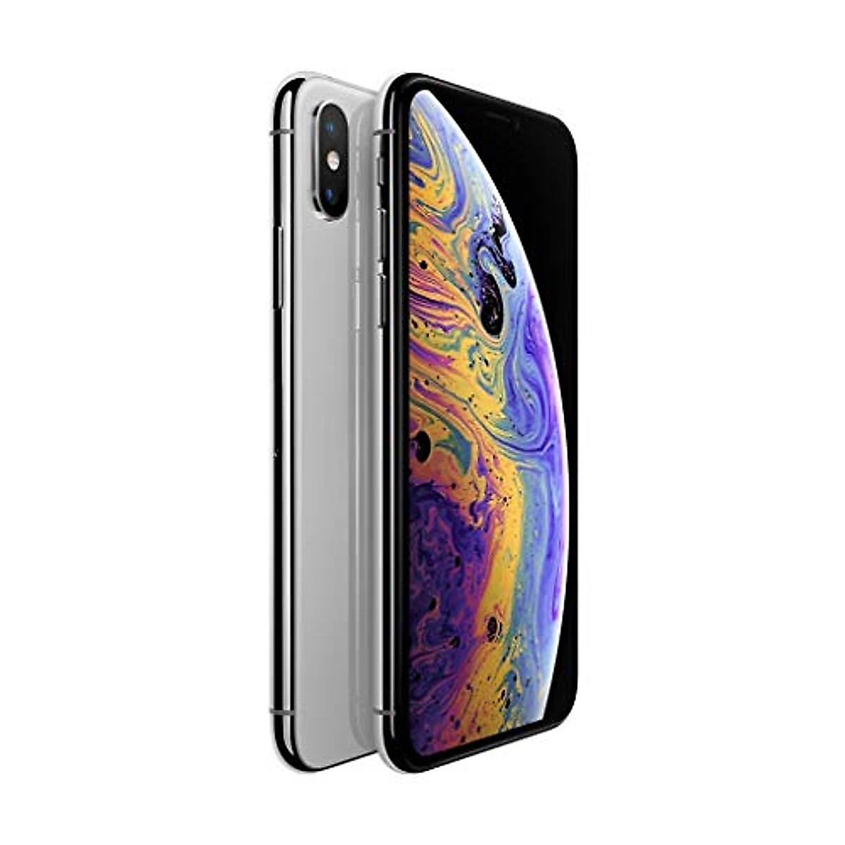 Apple iPhone XS, US Version, 256GB, Silver - Unlocked (Renewed)