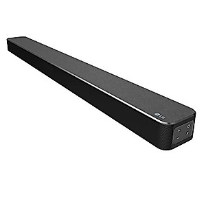 LG SN5Y Sound Bar w/Subwoofer, 2.1 ch, 400W, Power, High Res Audio, DTS Virtual: X, AI Sound Pro, Wireless Surround Sound Ready, Bluetooth Connectivity - Black