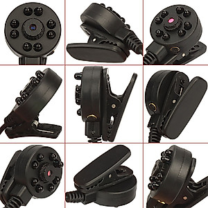 Vanxse® CCTV Mini Security Camera Hd 3.6mm 90degree 1000tvl 8PCS Infrared IR LEDs Night Vision Indoor/Outdoor Mini CCTV Surveillance Camera