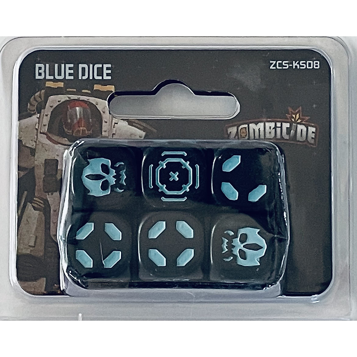 Zombicide Invader Kickstarter Exclusive Blue Dice Pack