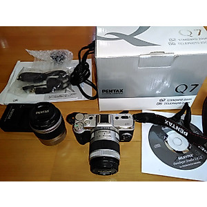 PENTAX Interchangeable Lens Mirror Q7 Double Zoom kit [Standard Zoom 02 Standard Zoom ? telephoto Zoom 06 TELEPHOTO Zoom] Silver Q7 Silver WZOOM KIT 11533
