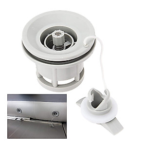 MUXSAM Kayak Boat Air Valve, Double Seal Air Plugs Air Valve Air Gas Valve Cap Replacements for Inflatable Boat Dinghy Kayak Canoe Rafts - Gray(1-Pack)