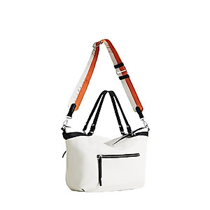 Desigual woMens Casual Hand Bag, White, U US