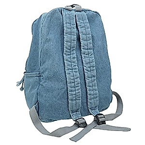 YunZh Denim Backpack Casual Style Lightweight Jeans Backpacks Classic Retro Travel Daypack