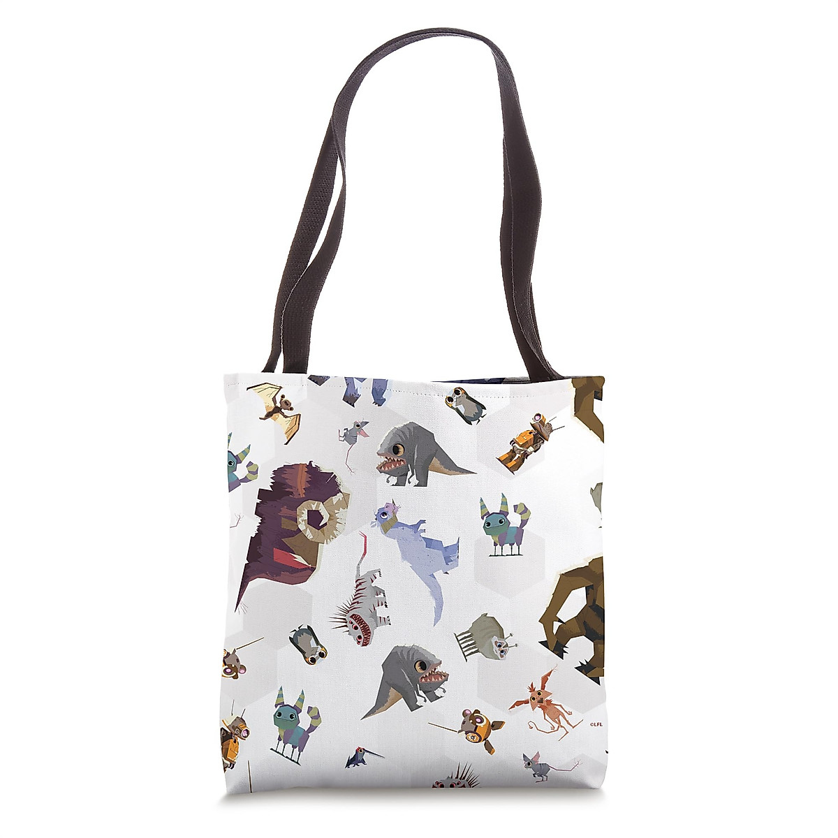 Star Wars Galaxy of Creatures Geometric Print Tote Bag