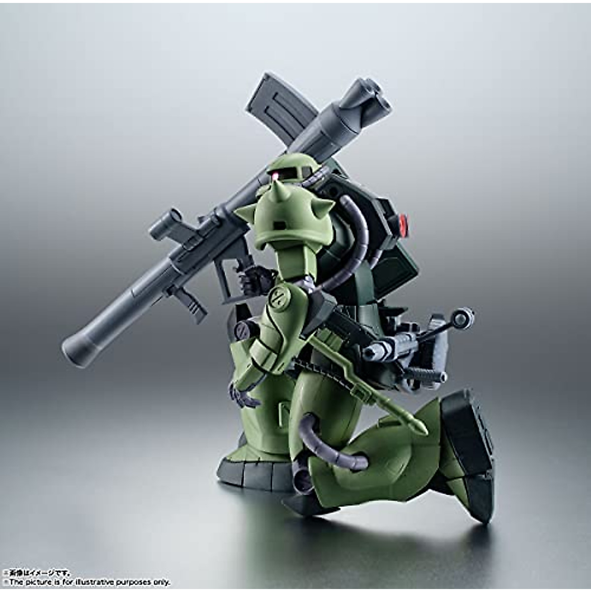 TAMASHII NATIONS - Mobile Suit Gundam The 08th MS Team - MS-06JC ZAKU II Type JC Version A.N.I.M.E., Bandai Spirits The Robot Spirits Collectible