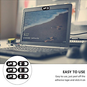 SOLUSTRE 18 Pcs Camera Cover Laptop Camera Protector Webcam Cover Slide Camera Slide Camera Adhesive Webcam Cover Tablet Protector Webcam Slide Cover abs Slider Computer