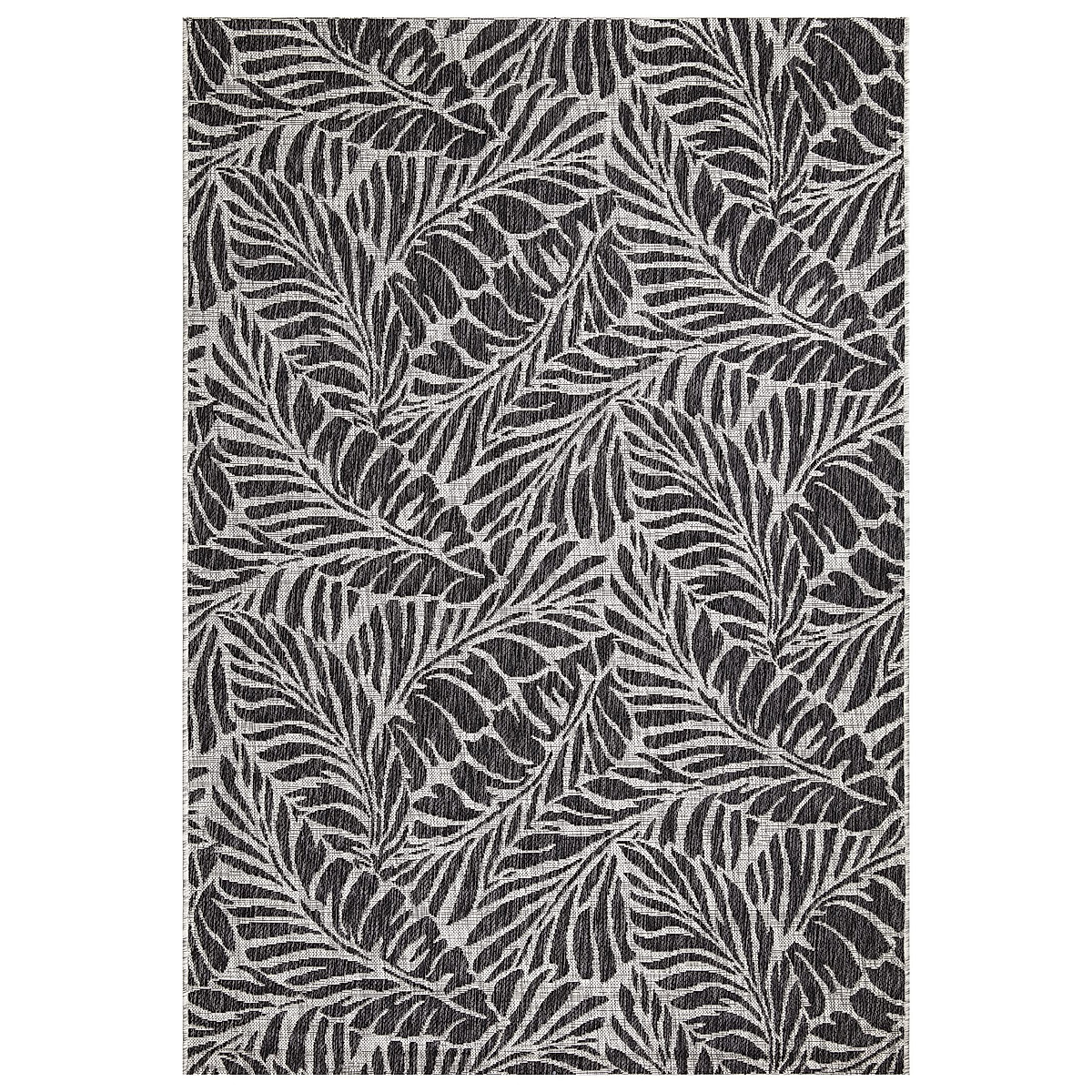 Keen Home Design Modern Outdoor Rug - 8x10 Textured Washable Indoor/Outdoor Rug for Patio, Kitchen, Balcony, Beach, Garden, Deck and Porch. Size: 7'9" x 10'2"