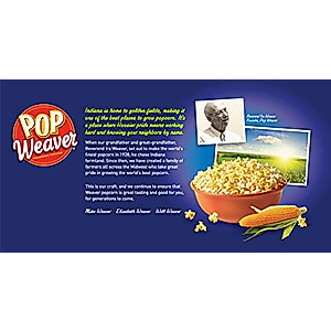 Pop Weaver Microwave Popcorn, Extra Butter, 22 Bags per Box…