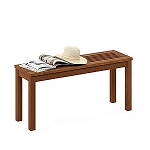 Furinno FG181110-C Tioman Outdoor Backless Bench, Natural