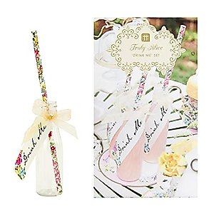 Talking Tables Truly Alice Drink Set Table Décor for a Tea Party, Multicolor (6 Pack)
