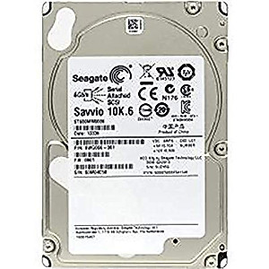 Seagate ST600MM0006 600GB 10k RPM 2.5" 64MB SAS-6GB/s HDD (Renewed)