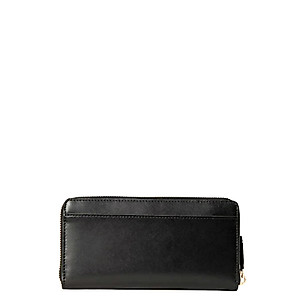Kate spade new york Jana Large Continental Leather Wallet (Black)