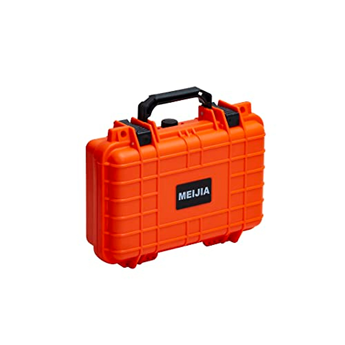 MEIJIA Portable All Weather IP67 Waterproof Protective Hard Case, Small Camera Case,Dry Case with Customizable Foam,Fit Use of Drones, Camera,Equipments, 11.65 ”x8.35”x3.78”(Orange)