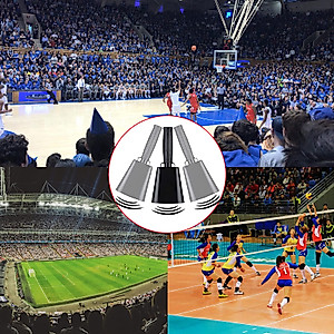 8’’ Steel Cow Bell with Handle, Noise Maker Cowbell, Cheering Loud Hand Call Bell for Sport Events Football Soccer Hockey Baseball Basketball Games Party Concert Graduations School Wedding Farm Ranch