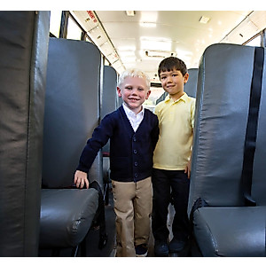 French Toast boys Anti-pill V-neck (Standard & Husky) School Uniform Cardigan Sweater, Navy, 4 5 US