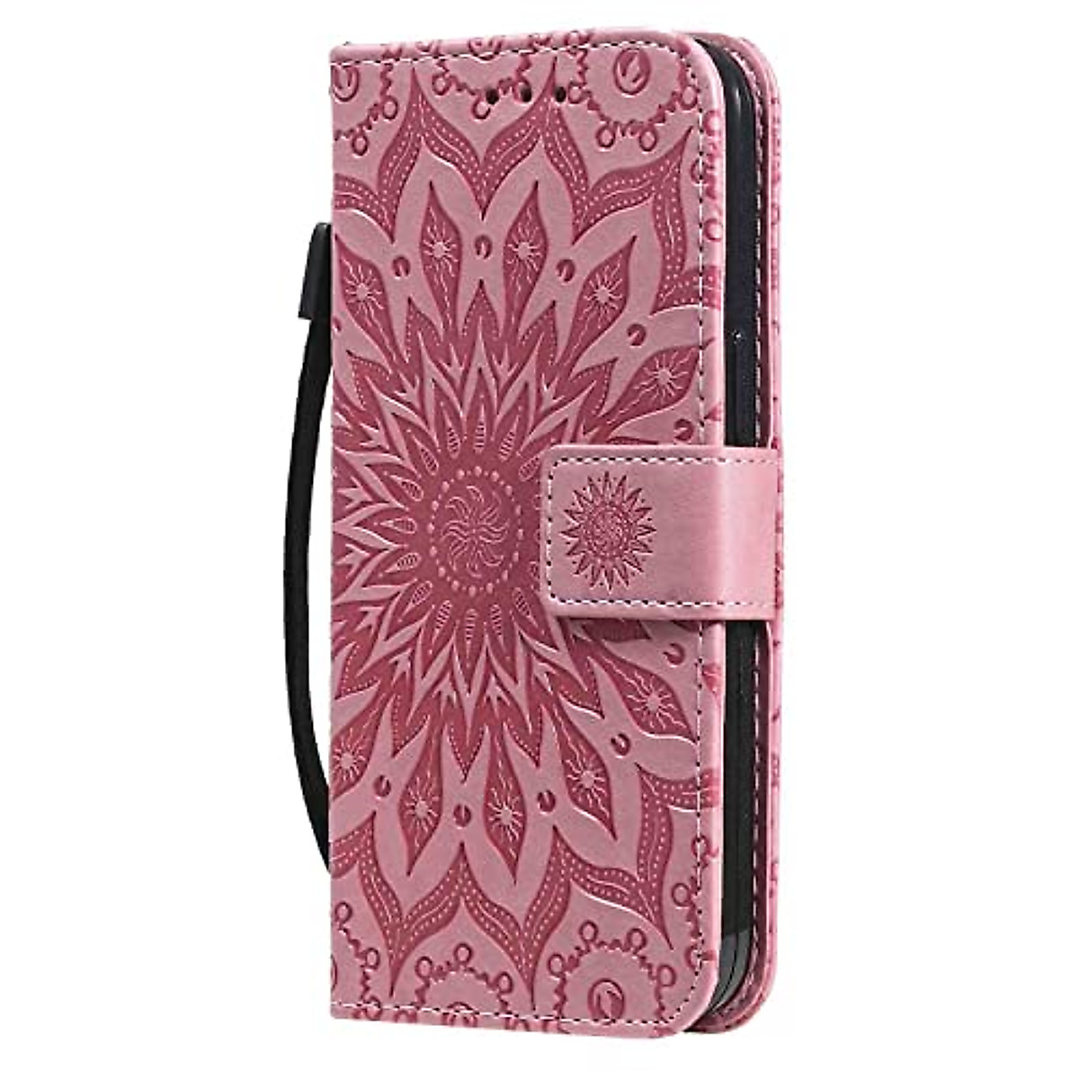 Fansipro Phone Cover Wallet Folio Case for SAMSUNG GALAXY A40, Premium PU Leather Slim Fit Cover for GALAXY A40, 2 Card Slots, exact fitting, Pink