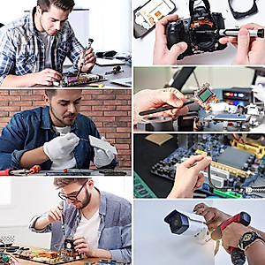 Kuptone 130 in 1 Precision Screwdriver Set, Screwdriver Bit Sets Mini Screwdriver Set with Portable Case, DIY Repair Tools Kit for iPhone Laptop PC Watch Glasses and Other Electronics