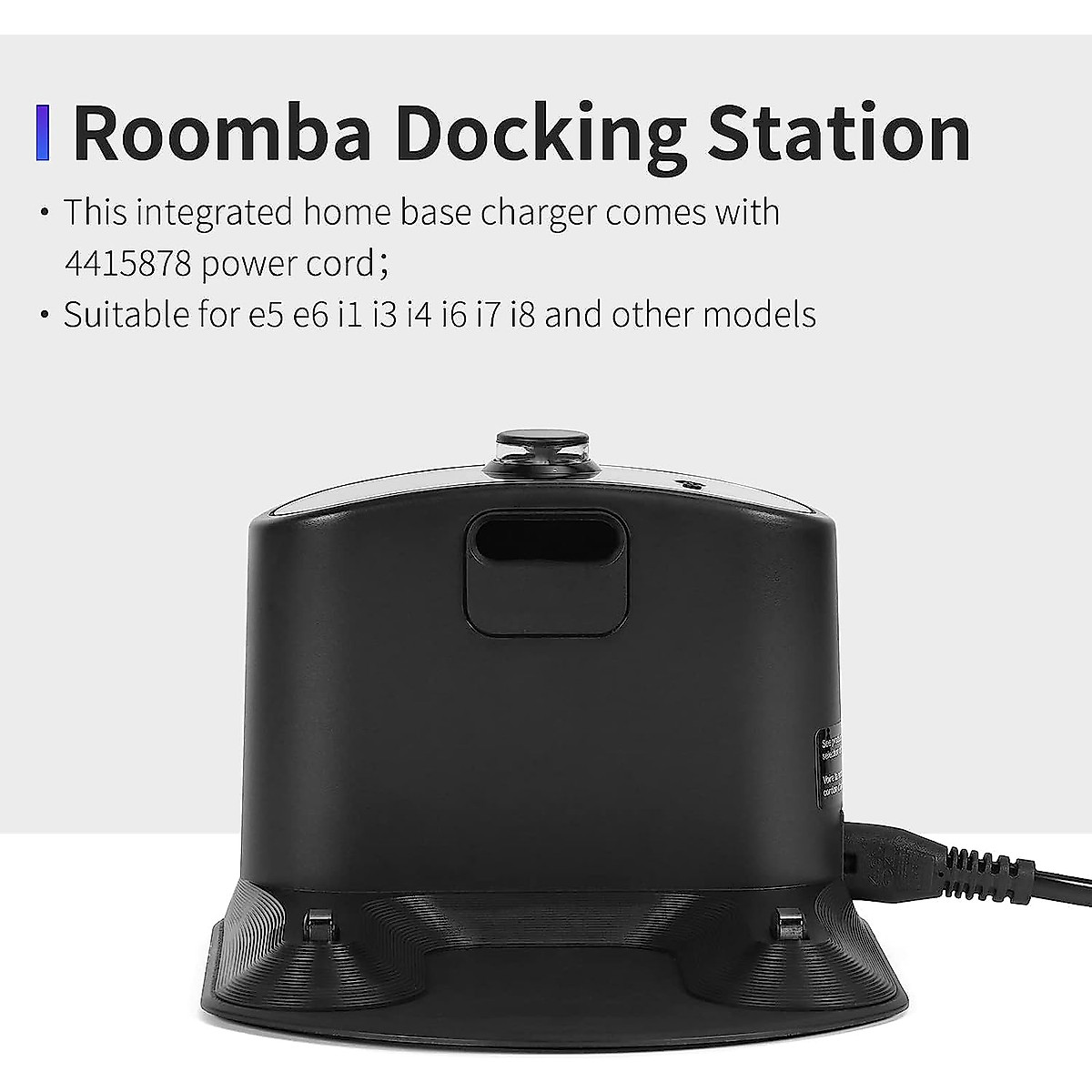Roomba Charger Dock, Roomba Charging Base, Replacement Roomba Docking Station for Roomba e5 e6 i1 i3 i4 i6 i8 500 600 700 800 900 Series -Charger ADF-N1 17170 17064, 4452369 by SPRYAR