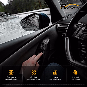 ROADFAR Front 4WD E-Locker Override Control Switch Fits for Chevrolet Silverado & for GMC Sierra/Yukon Series 15913724 25878425 1S12197 SW9277