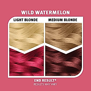 Splat Wild Watermelon - Semi-Permanent Hair Color - Large Size 6 oz Red/Pink Hair Dye