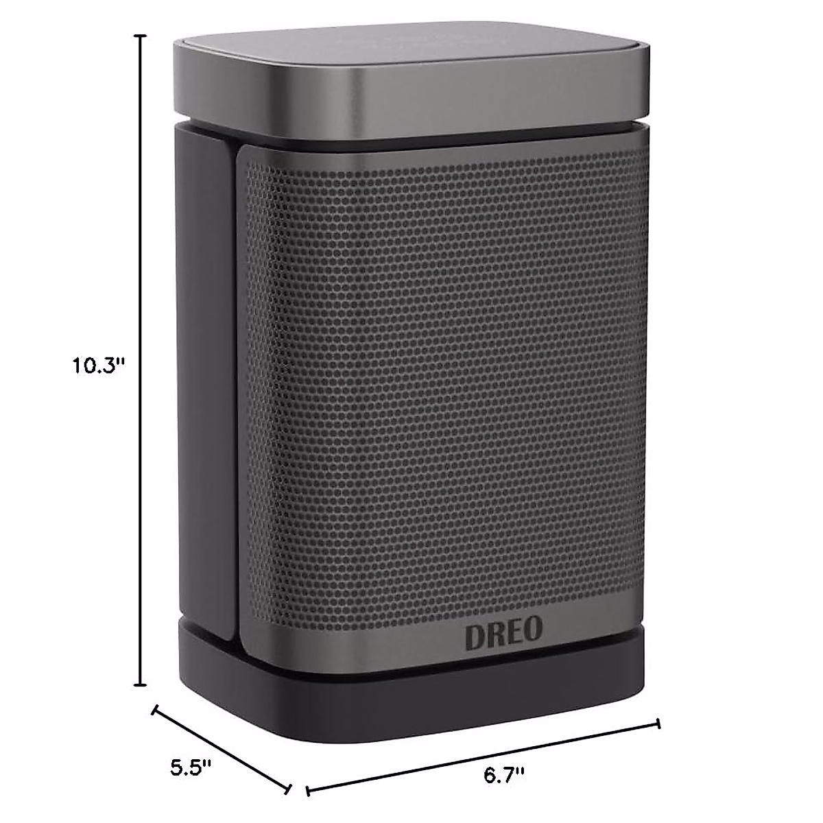 Dreo 1500W Space Heater, 70° Oscillating Portable Heater for Indoor Use, Digital Thermostat, 4 Modes, 12h Timer, Personal Electric Heater PTC Ceramic Heater Quick Safety Heating for Home Office