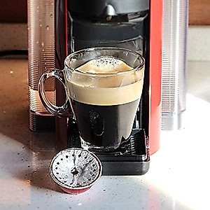 RECAPS Aluminum Foils Lids Seals to Reuse Coffee Pods Reusable Coffee Filter Refillable Filter Compatible with Nespresso VertuoLine Vertuo Only 100 Pcs 62mm