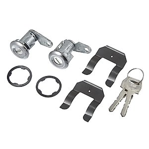 X AUTOHAUX 1 Set DL15500 Car Door Lock Cylinder W/Keys for Ford F100 1967-1979 for Ford F150 1975-1979 for Ford F250 F350 1967-1979