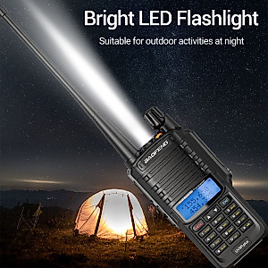 Airiton x Baofeng UV-9R Plus 8W Ham Radio Handheld Dustproof & Waterproof IP67 Dual Band Two Way Radio Walkie Talkie with 2Pack Battery,771 Antenna and Programming Cable