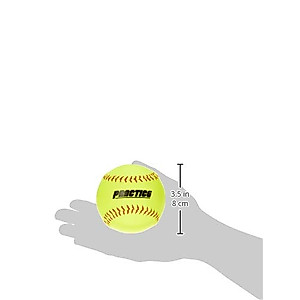 Practice Softball, Yellow, 11-inch, One Dozen