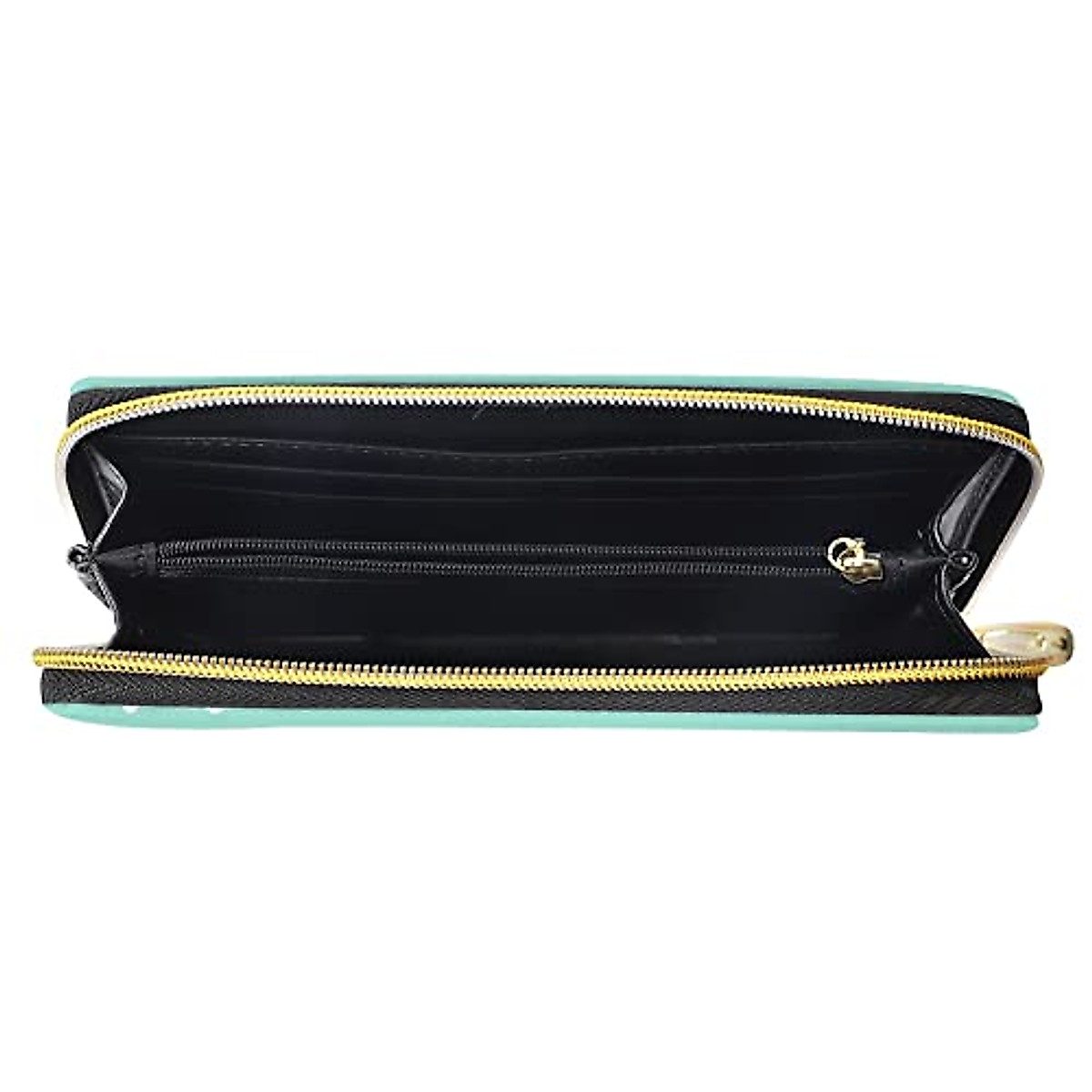 Mumeson Women Wallet with Zipper French Bulldog Print Clutch Purse Evening Bag Cards Holder Phone Case