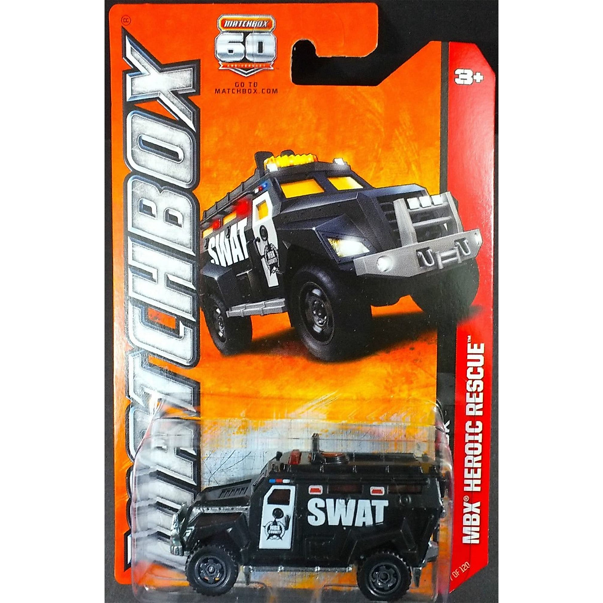 2011 Matchbox SWAT Truck Black #59 of 100