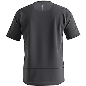 Salomon mens Tee T Shirt, Deep Black, Medium US