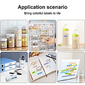 MARKLIFE P11 Label Maker Machine with Tape,Mini Thermal Wireless Inkless Sticker Printer Machine for Home Kitchen Office Organization.(1 Printer+1 Tape, Pink)