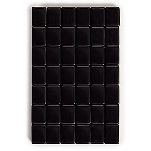 Yellow Mountain Imports Chinese Mahjong Game Set, Jet Set - with 148 Small-Size Black Tiles and Wooden Case, Wooden Spinner, Dice, and Scoring Sticks (for Chinese Style Game Play)