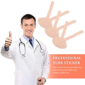 Healifty 6 Sheets of Nasal Tube Holder Nasogastric Feeding Tube Fastener Catheter Fixed Tape Sticker Adhesive Decals for Home Clinic Care Nursing Supplies 11x8. 5x0. 1cm