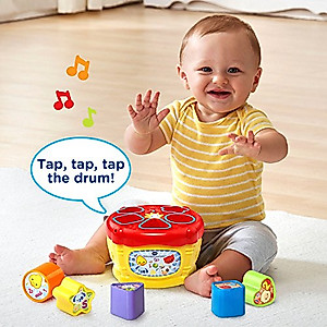 VTech Sort and Discover Drum, Yellow