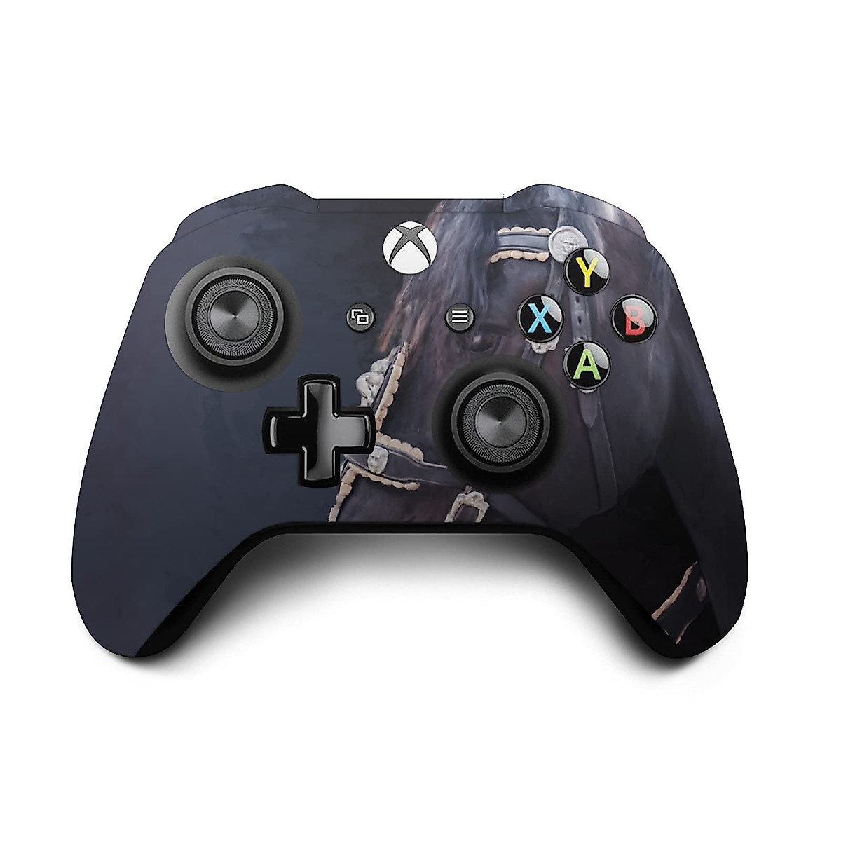 Head Case Designs Officially Licensed Simone Gatterwe Friesian Horse Art Mix Vinyl Sticker Gaming Skin Decal Cover Compatible With Xbox One X Console and Controller Bundle