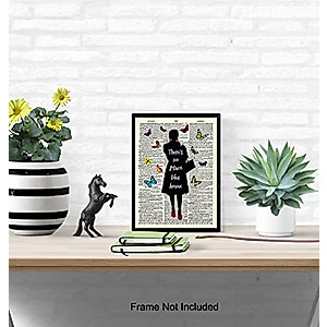 Wizard of Oz Quote, Dictionary Art, Theres No Place Like Home - Upcycled 8x10 Poster print for Girl, Kids Room, Bedroom, Nursery - Unique Gift for Dorothy, Fans - Unframed Photo Print