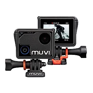 Veho Muvi KX-1 Action Camera | KX-Series | Handsfree Camcorder | WiFi | 4k Action Cam | 12MP Photo | Waterproof Housing (VCC-008-KX1)