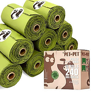 Pet N Pet Dog Poop Bags Refills, Dog Bags For Poop, 240 Doggie Poop Bags For Dogs, Dog Poop Bag Rolls, Dog Waste Bags Doggie Bags, Thick Doggy Poop Bags, Pet Waste Bags, Cat Poop Bags, Doggy Bags