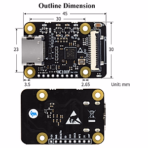 HDMI to CSI Camera Adapter, Support from HDMI Input up to 1080p 30fps, Compatible with Raspberry Pi 4 Model B/3B+/3B/2B/3A+/Pi Zero/Zero W/WH/Pi Zero 2W, Raspberry Pi CSI Cameras
