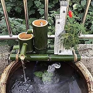 Sunlitec Solar Fountain with Panel Water Pump for Bird Bath Solar Panel Kit Outdoor Fountain for Outdoor Small Pond, Patio Garden and Fish Tank