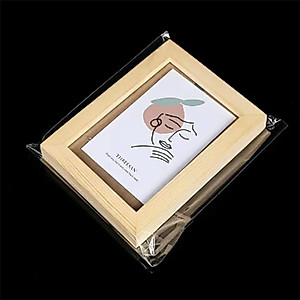 Cookie Bags For Packaging And Gift Giving, Clear Self Sealing Individual Cellophane Bags, 4 x 6 inches, 200 Pcs Plastic Wrappers For Cookies, Candy, Gifts, Favors, Products, Chocolate, Herbs, Etc