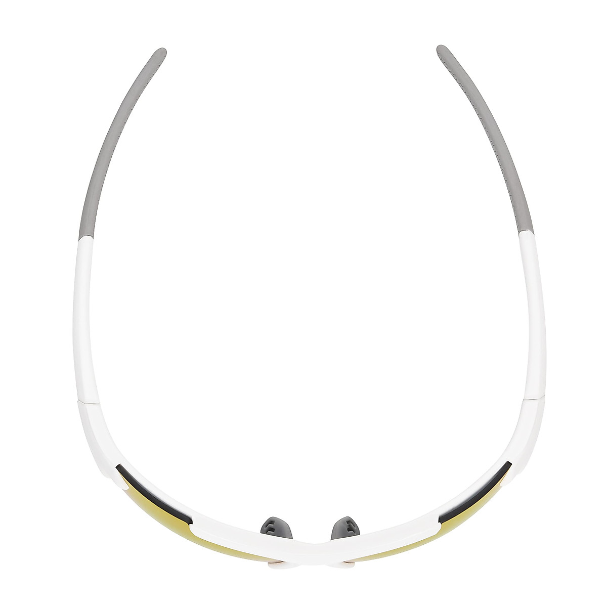 Rawlings Nice Pick Blade Youth Baseball Sunglasses, Shiny White/Red Mirror, 70mm