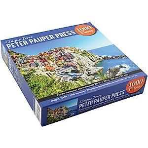 PETER PAUPER PRESS Cinque Terre 1000 Piece Jigsaw Puzzle